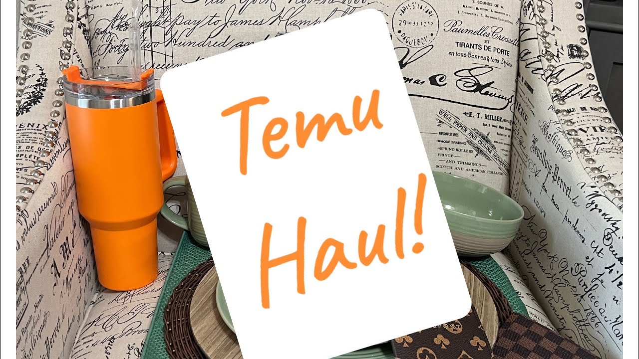 Temu Haul plus a Nicewell electric portable kettle!!!! - YouTube