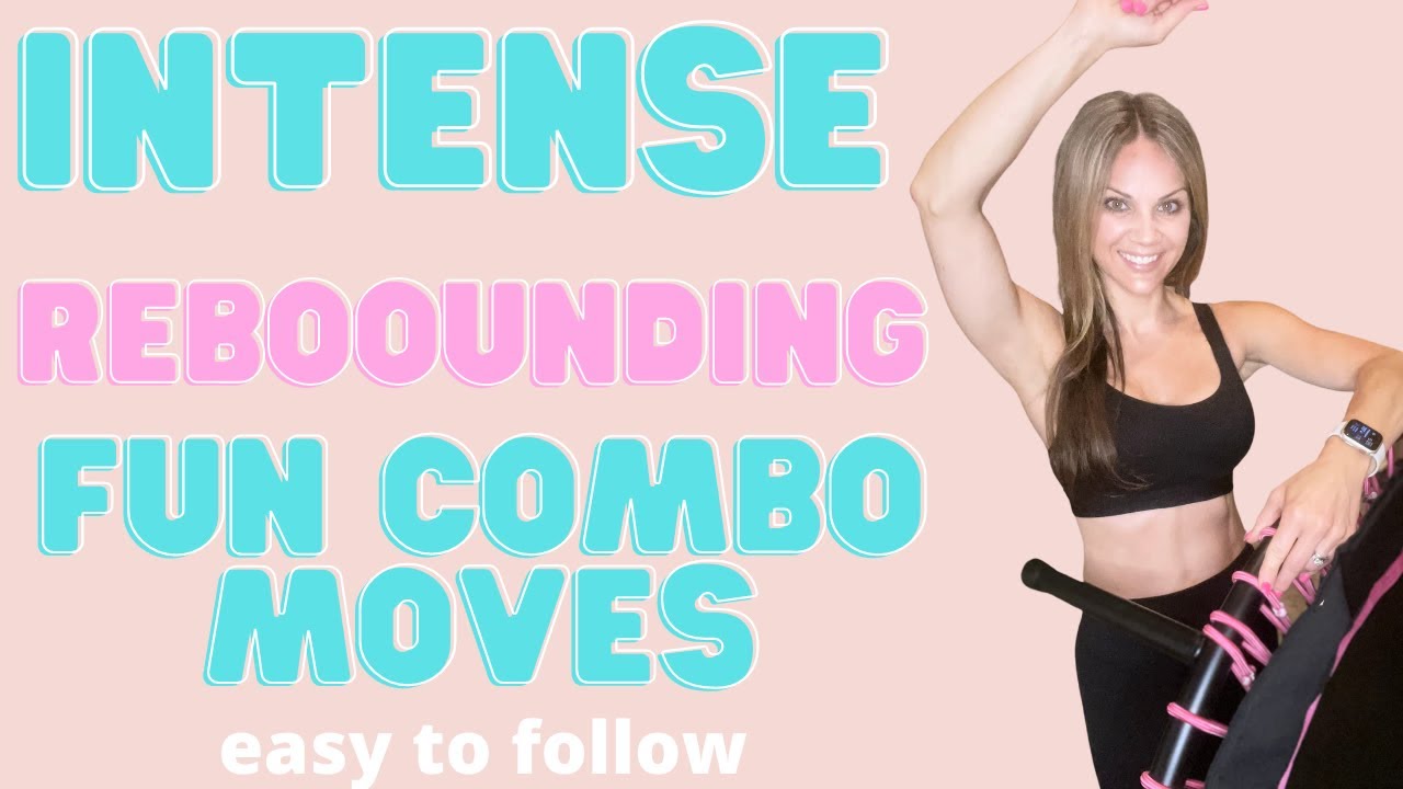 15 MINUTE REBOUNDING WORKOUT | Intense AT HOME Mini Trampoline Cardio ...