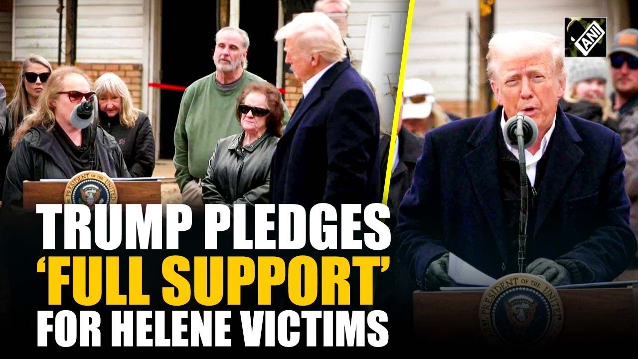 Prez Trump addresses Helene-Hit victims, pledges ‘full support’ for ...