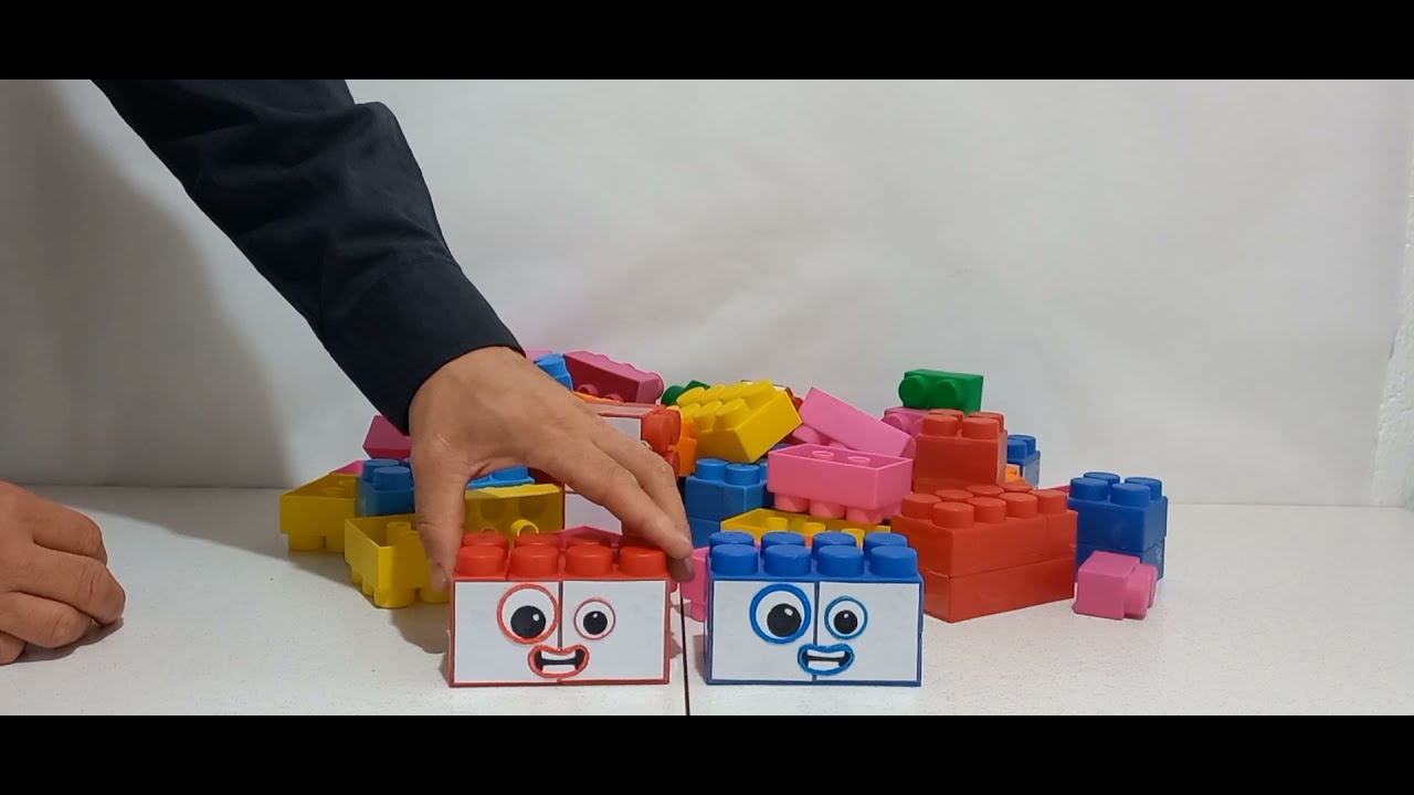 Numberblocks -number eleven red and blue. - YouTube