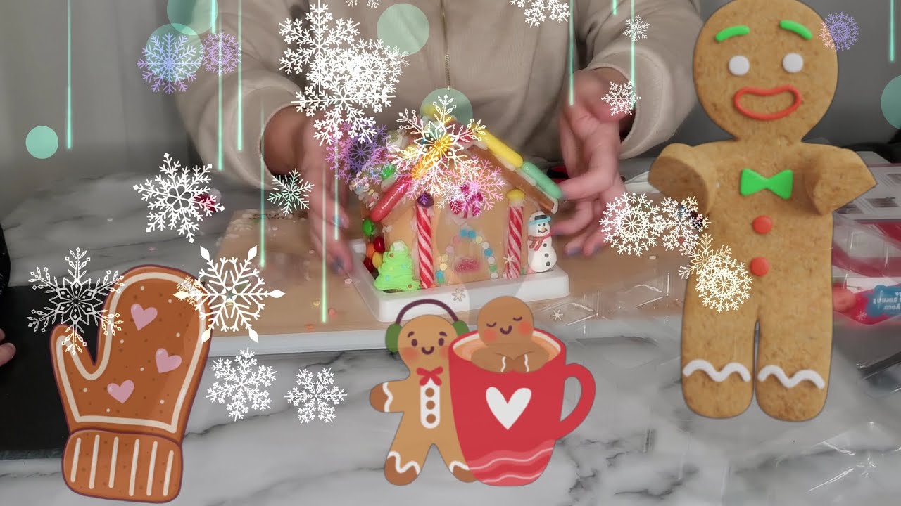 Making a gingerbread house | B&M buy. B&M review. - YouTube