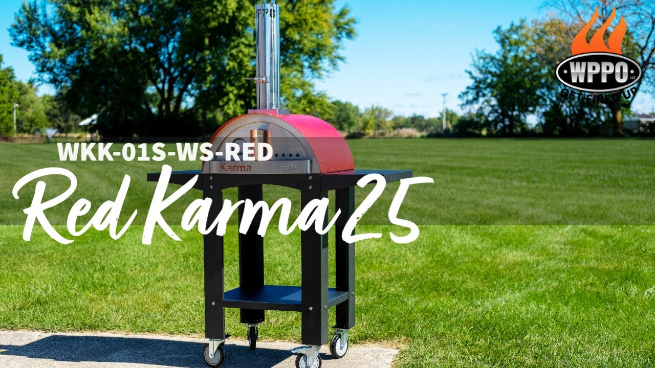 Karma 25 Red with stand and shelf - YouTube