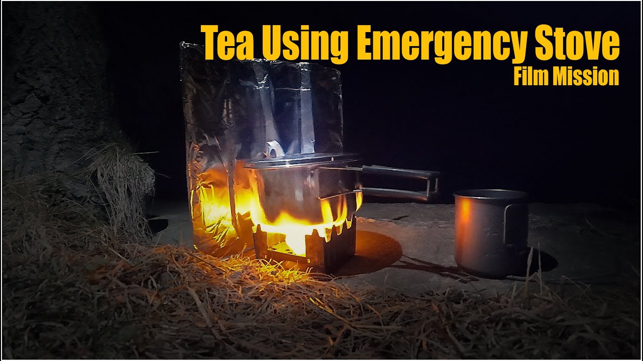 Using Emergency Stove to make Tea - YouTube
