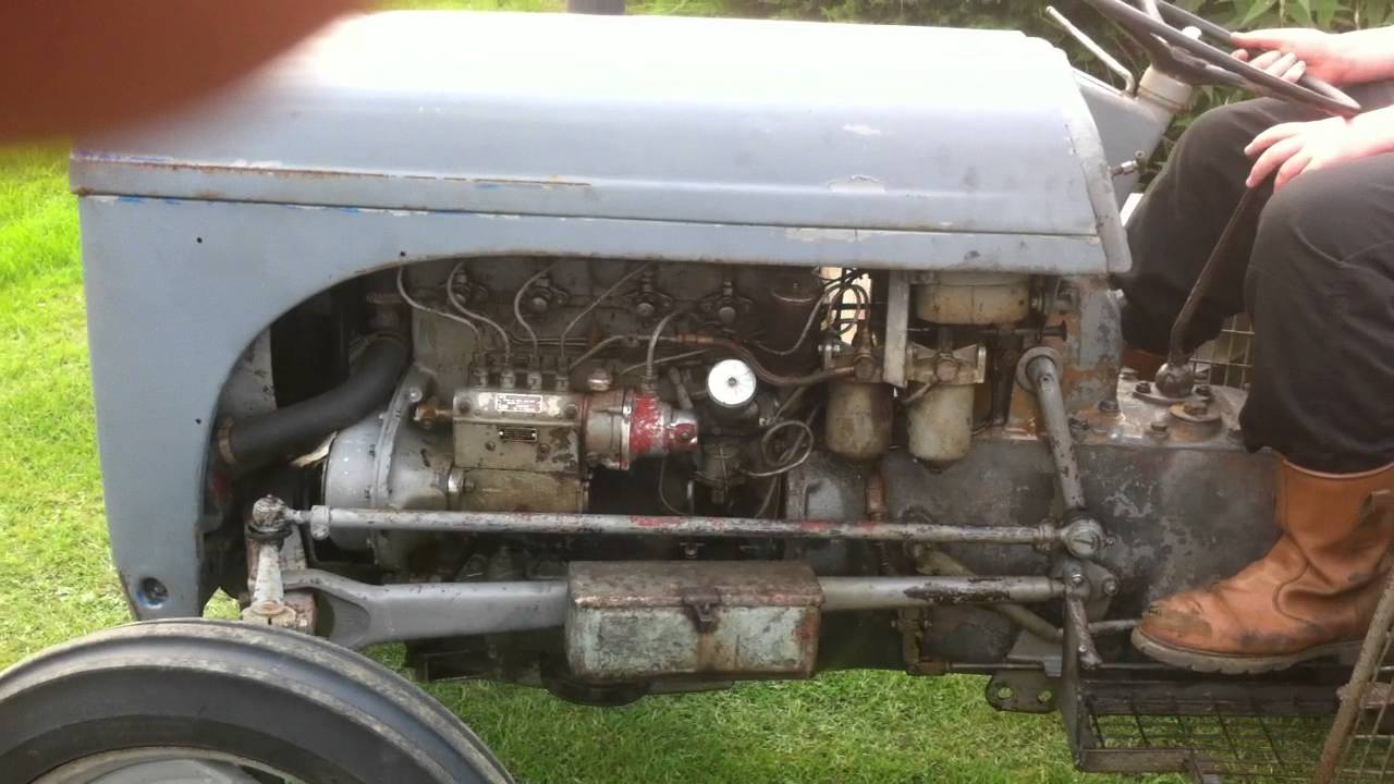 Grey Ferguson Tef Diesel Tractor - YouTube
