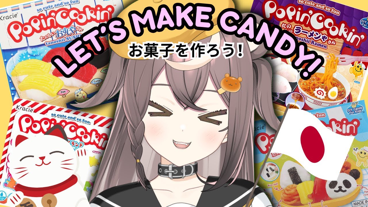 [HandCam] Making Cursed Candies! #kumakolive - YouTube