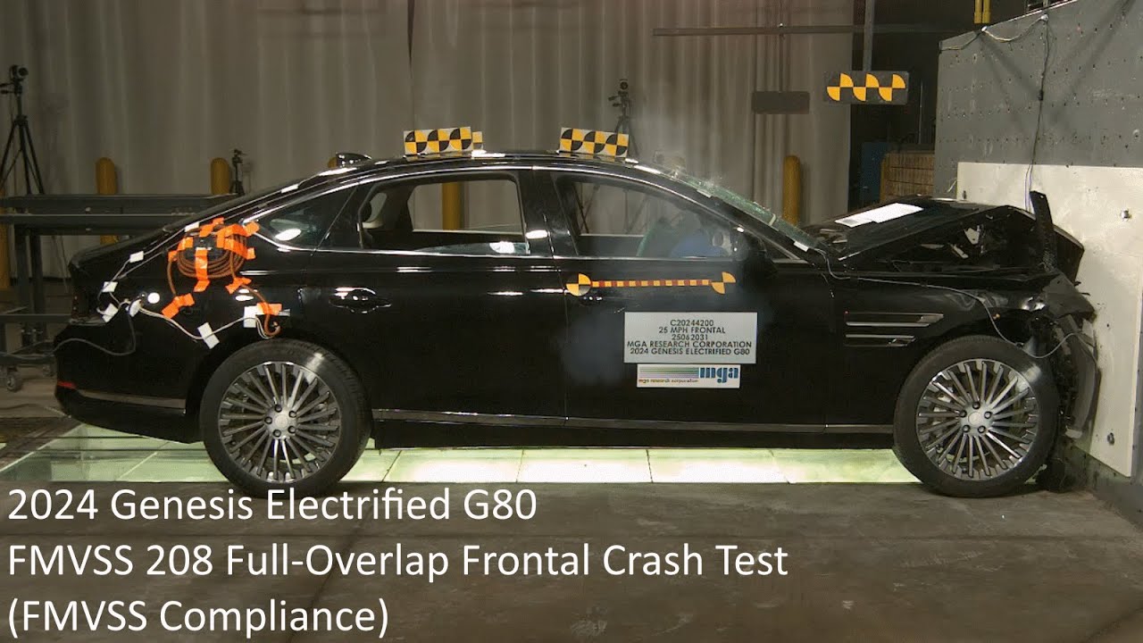 2023-2025 Genesis Electrified G80 (EV) FMVSS 208 Full-Overlap Crash ...