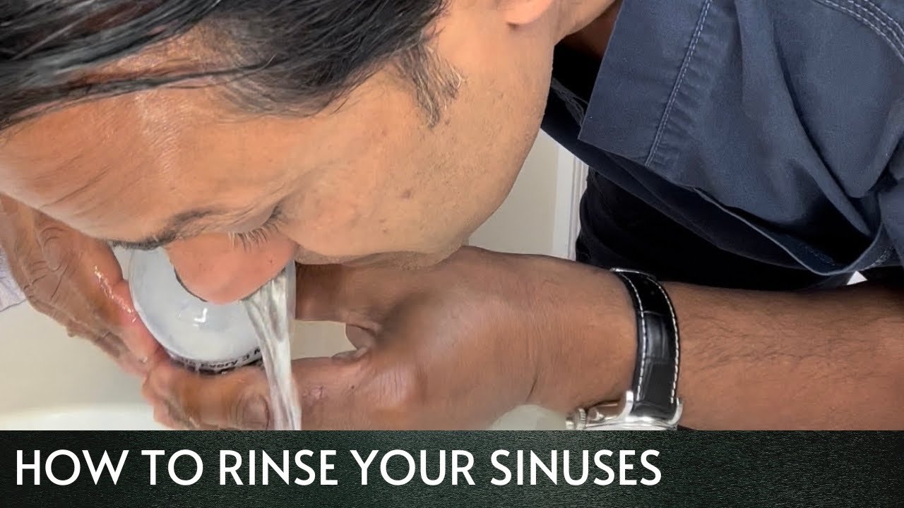 Using NeilMed Sinus Rinse to Irrigate Your Sinuses 🤧🤧🤧 - YouTube