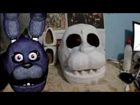 MASCARA DE BONNIE FNAF COMO HACER LA CABEZA DE BONNIE (Parte 2)COSPLAY ...