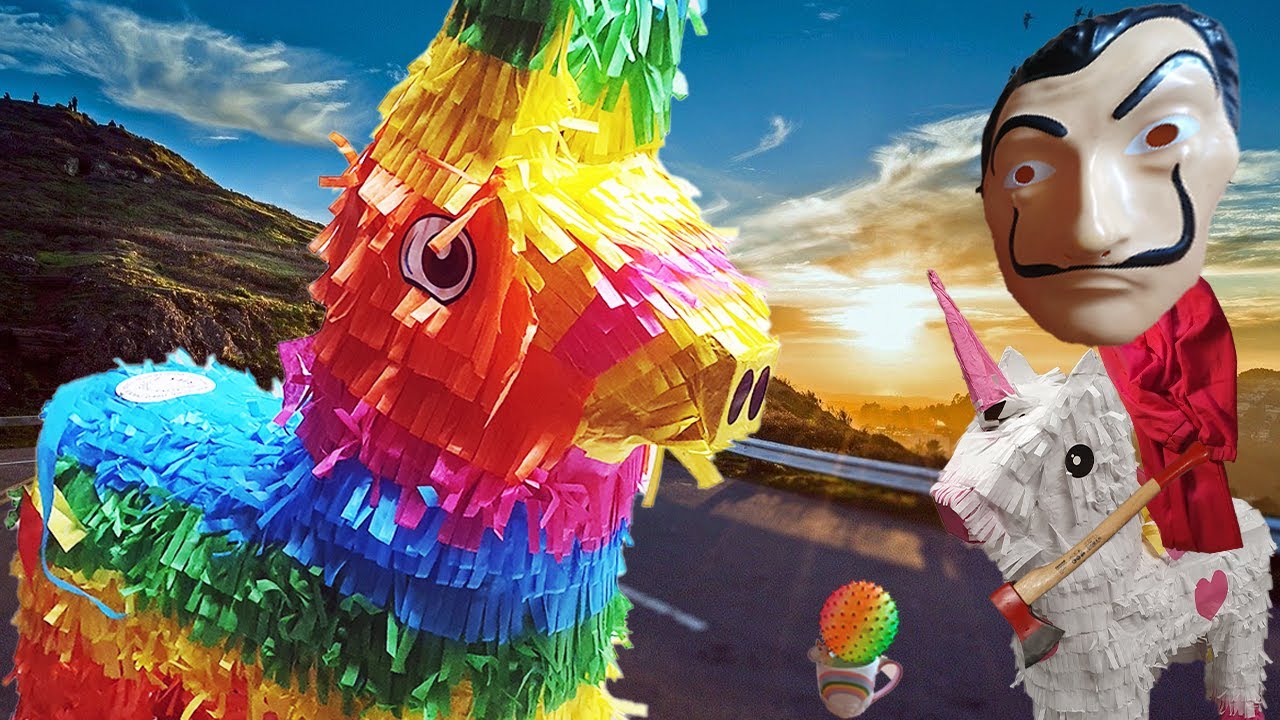 Pinata Story Part1 - Satisfying Money Heist life hacks - Crushing ...