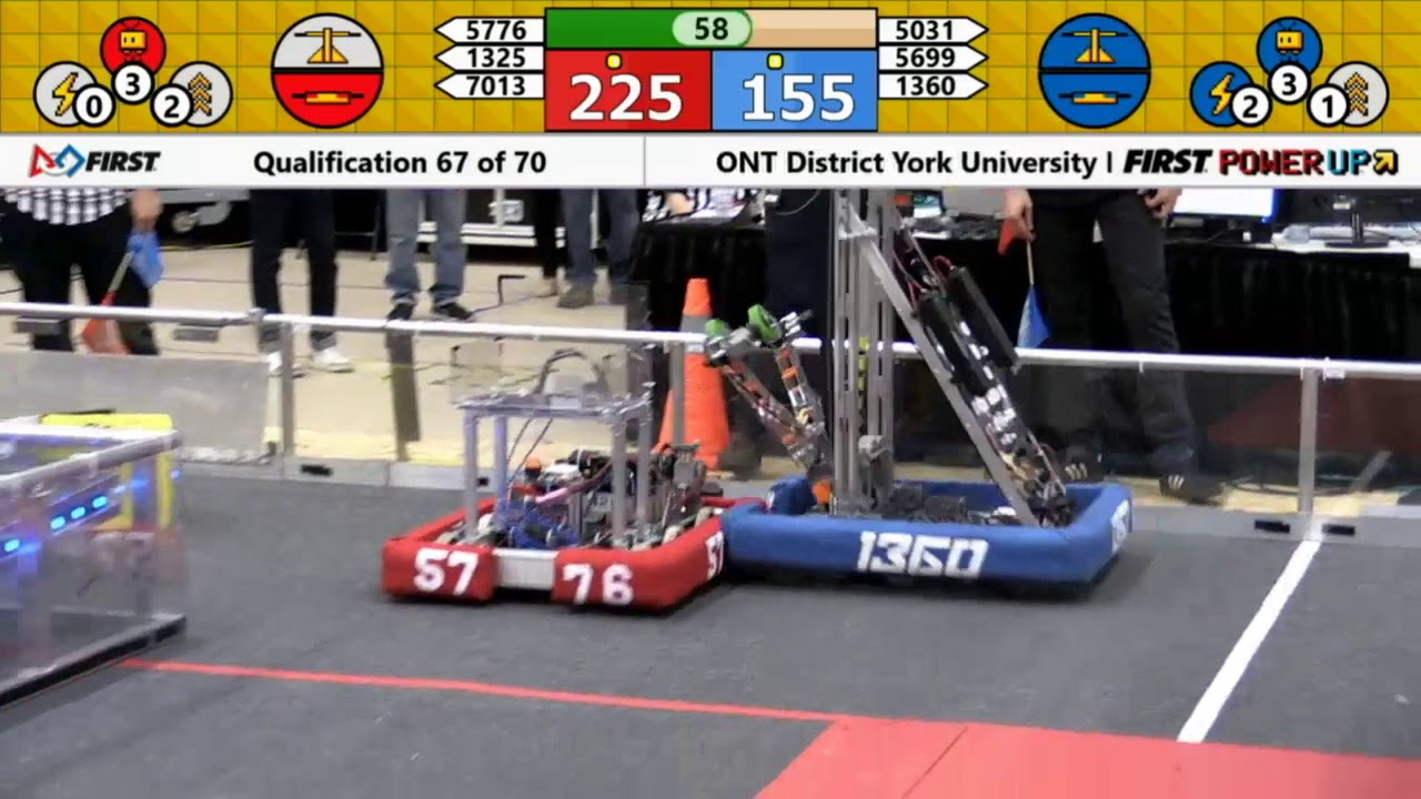 2018 - ONT District - York University - Q67 | FRC Robotics - YouTube