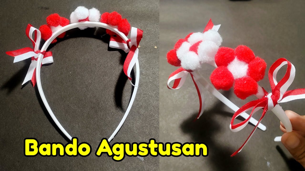 Tutorial Bando Merah Putih untuk Karnaval Agustusan - YouTube