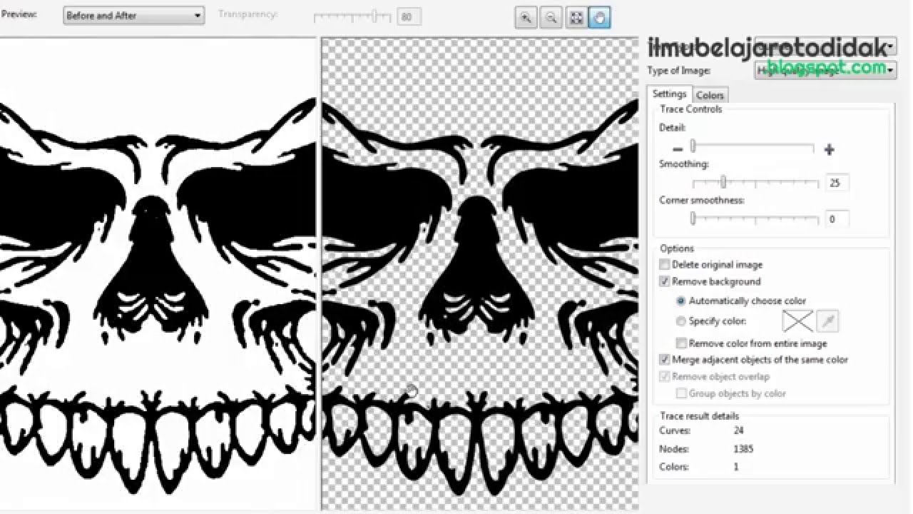 Tracing gambar Resolusi Kecil menjadi vektor - YouTube