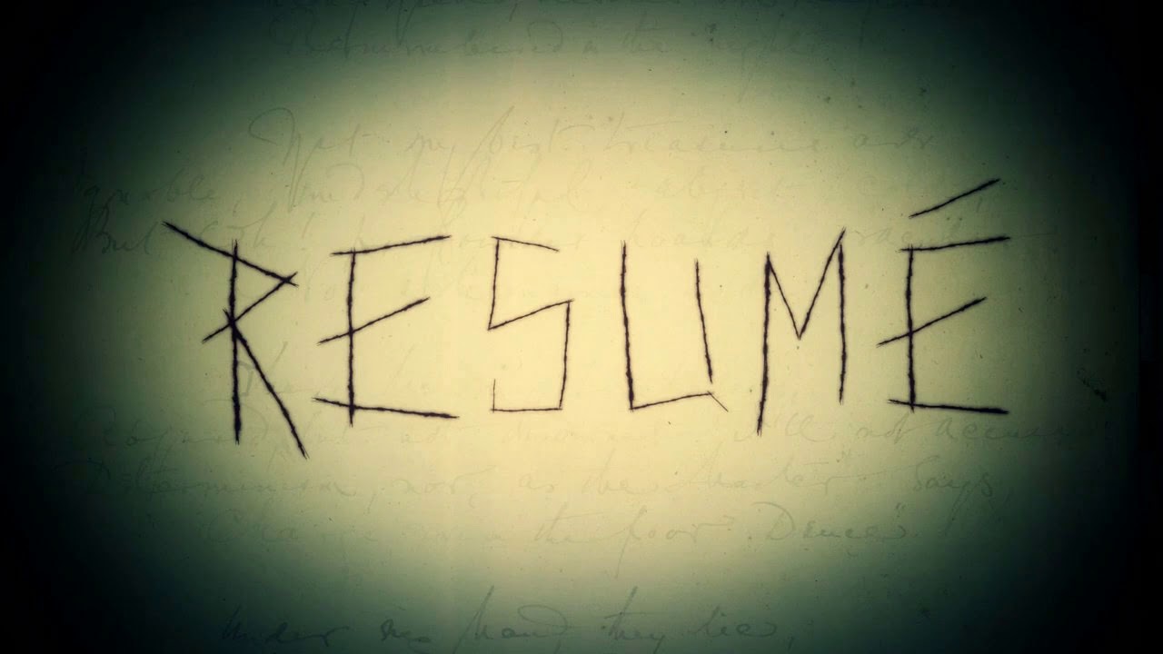 "Resume "poem by Dorothy Parker malayalam summary. - YouTube