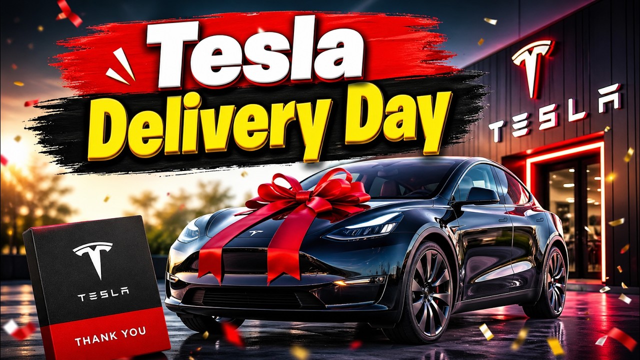 Tesla Model 3 Delivery Day Experience | Exciting Pickup Moments ...