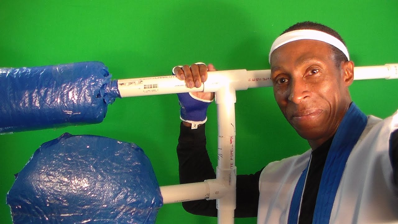 How to make a PVC kick and punch pole part 2 - YouTube