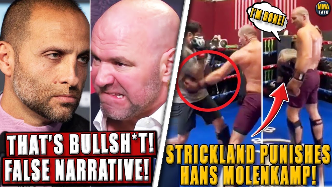 Ex-UFC CFO FIRES BACK at Dana White! Strickland PUNISHES Hans Molenkamp ...