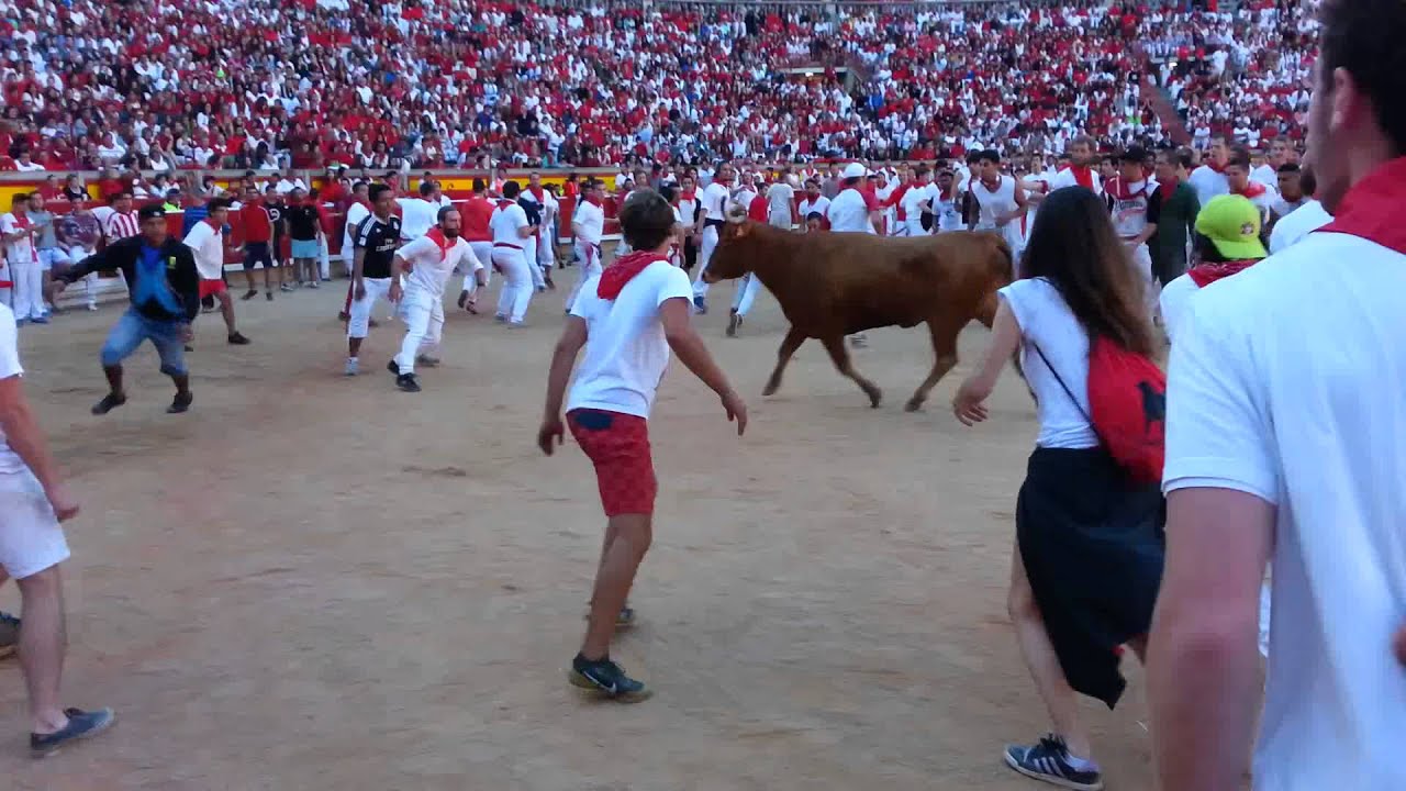 James Running of the Bulls 1 - YouTube