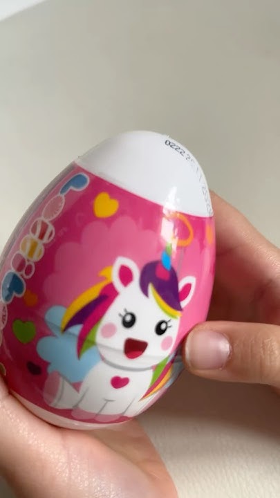 Cute unicorn surprise egg unboxing - YouTube