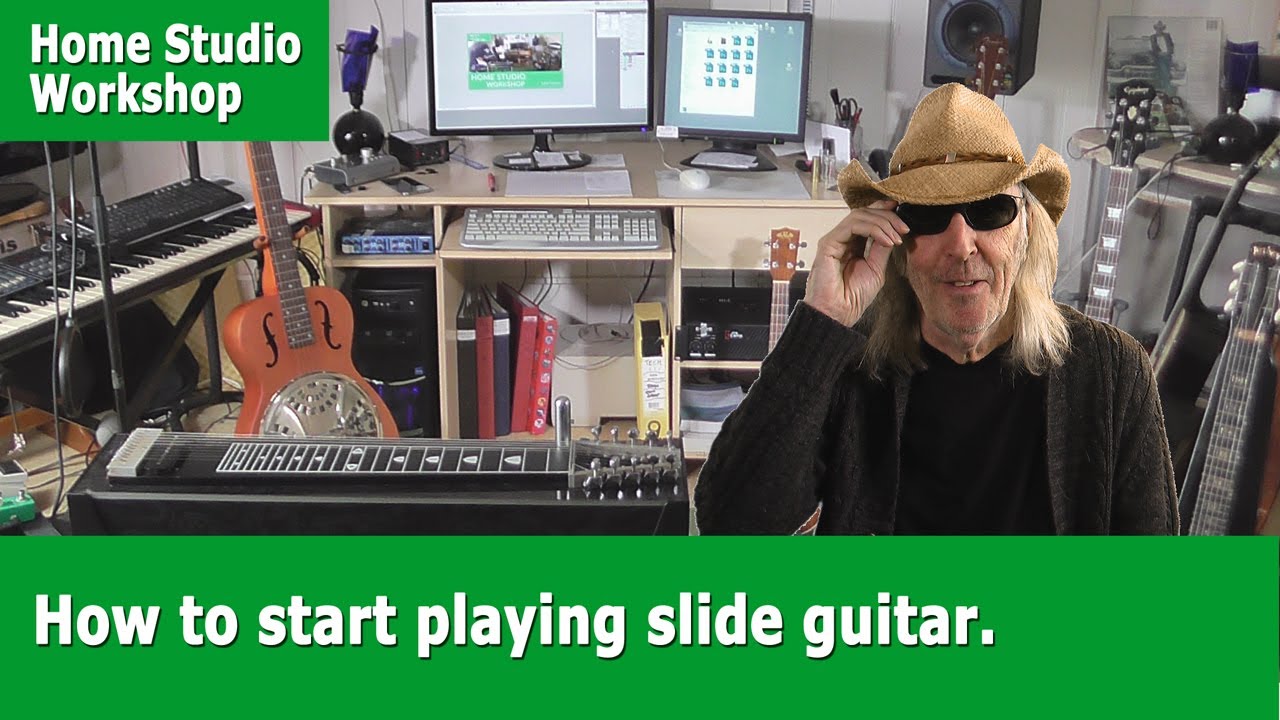 How to start playing slide guitar. - YouTube