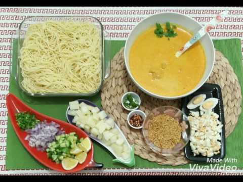 Khowsuey Burmese Dish Recipe - YouTube