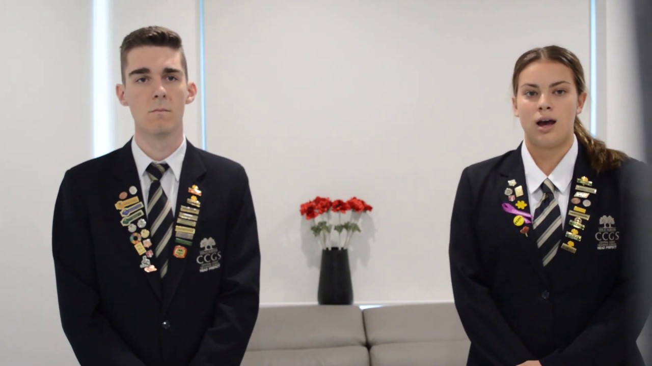 Head Prefects 2020 ANZAC Day Speech - YouTube