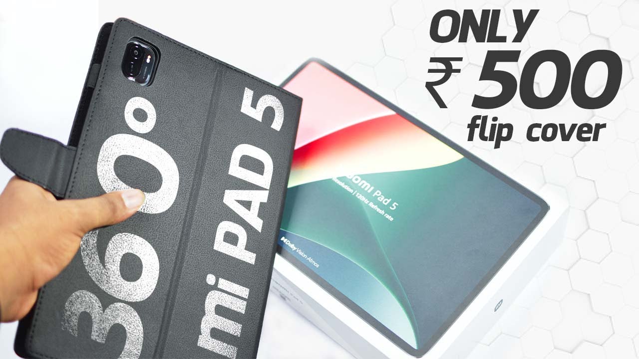 Mi Pad 5 Full Protective Flip Cover🤩under 500 Edge to Edge Protection ...