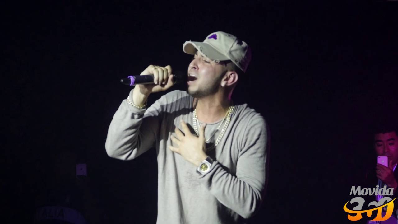 Justin Quiles cantando En Vivo 2 canciones nuevas mas sus hits Si el ...