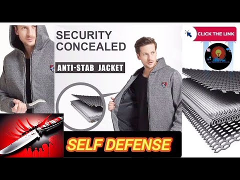 Anti-stab Self-defense safety Jacket Casual Coat - YouTube