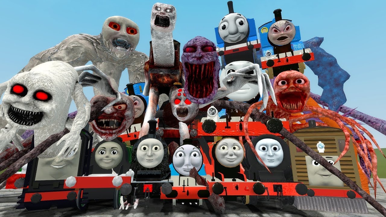 Train Monster Battle: Cursed Thomas,Diesel,Emily,Gordon,James,Toby ...