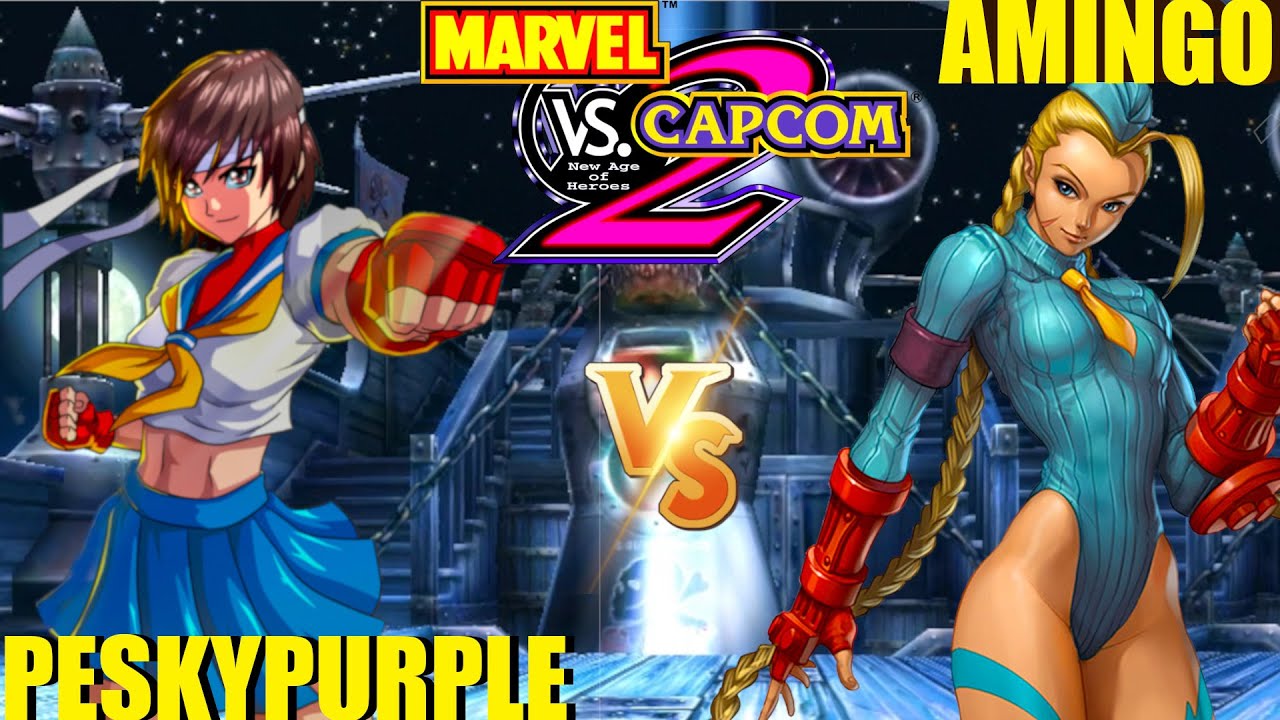 Marvel vs Capcom 2: AMINGO vs PESKYPURPLE - YouTube