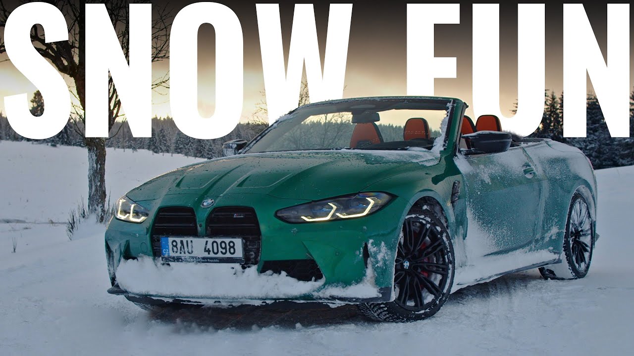 BMW M4 Convertible - on Track and Snow! Our Thoughts? - YouTube