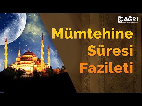 Mümtehine Süresi Fazileti | Çağrı Hac ve Umre Malzemeleri