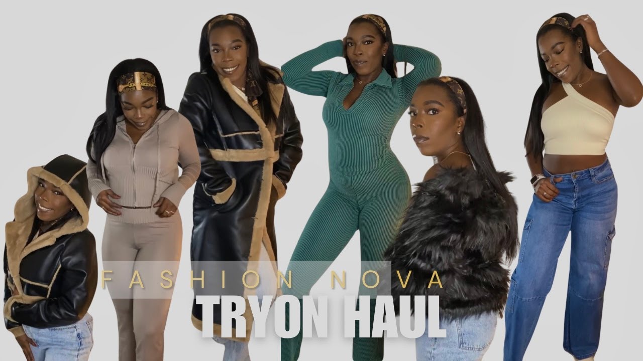 FASHION NOVA TRYON HAUL | WINTER COLLECTION - YouTube