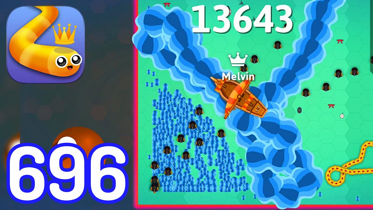 Snake.io-(Gameplay 696)-CHIP En Ninja Rumble - YouTube