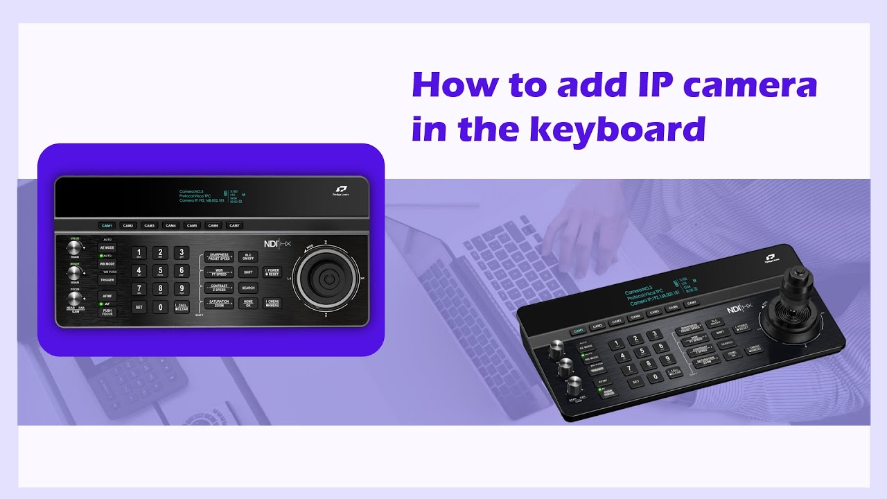 How to add IP camera in the keyboard - YouTube