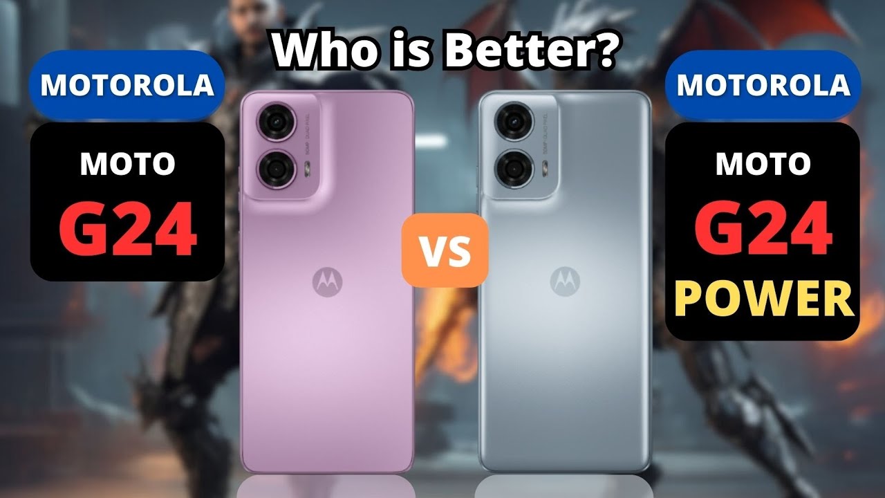Moto G24 vs Moto G24 Power | PHONE COMPARISON - YouTube
