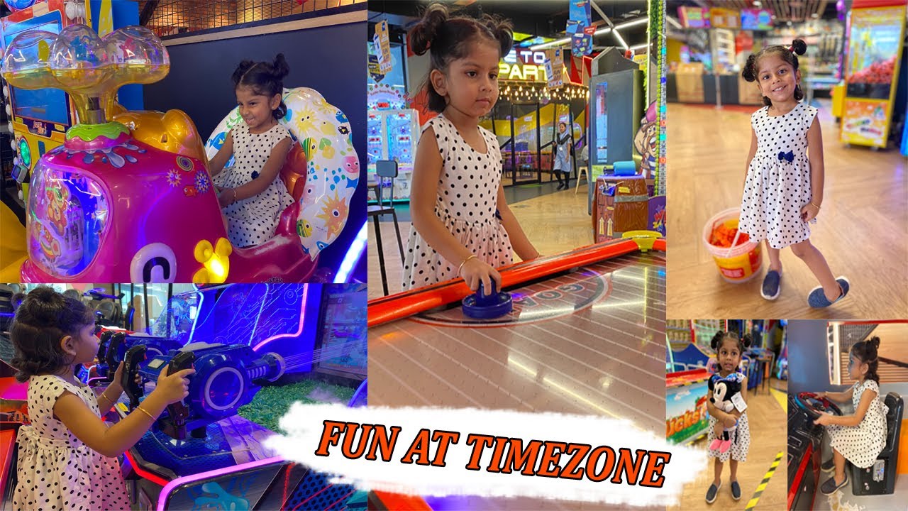 Fun at timezone in marina mall / Won a soft toy / Kid fun playing at ...
