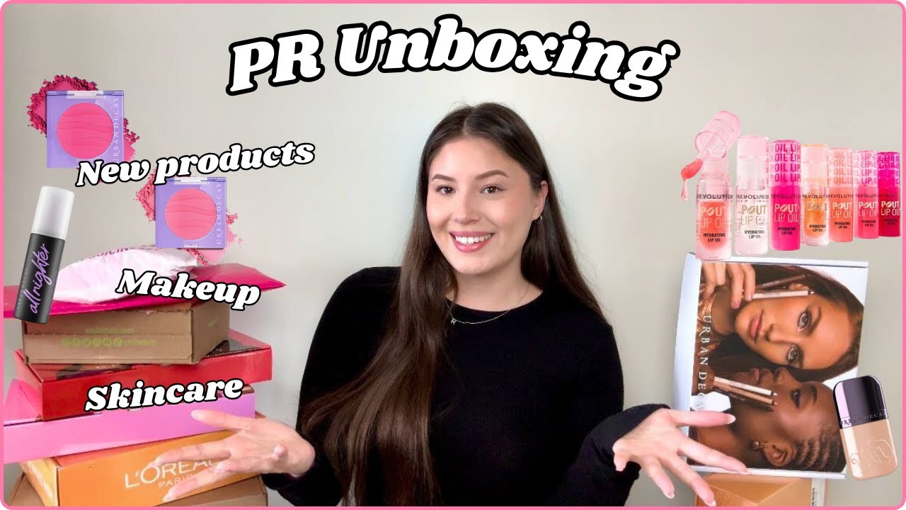 PR Unboxing | Makeup, Skincare - YouTube