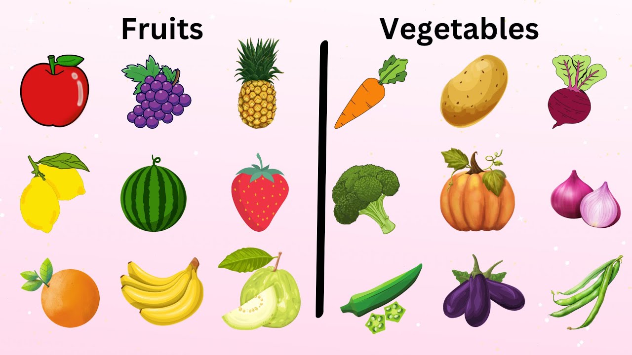 Fruits🍎 Vs Vegetables🧅 - YouTube