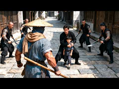神秘俠客臨危救下男孩！手持一木棍，百名官兵圍剿，竟被他一路殺穿突圍！💥 中國電視劇 | KungFu