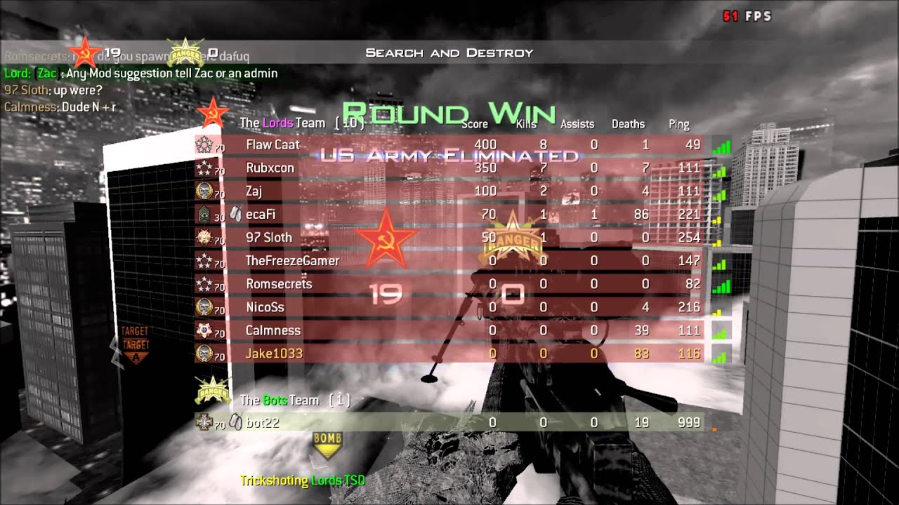 Mw2 Trickshotting Server Youtube