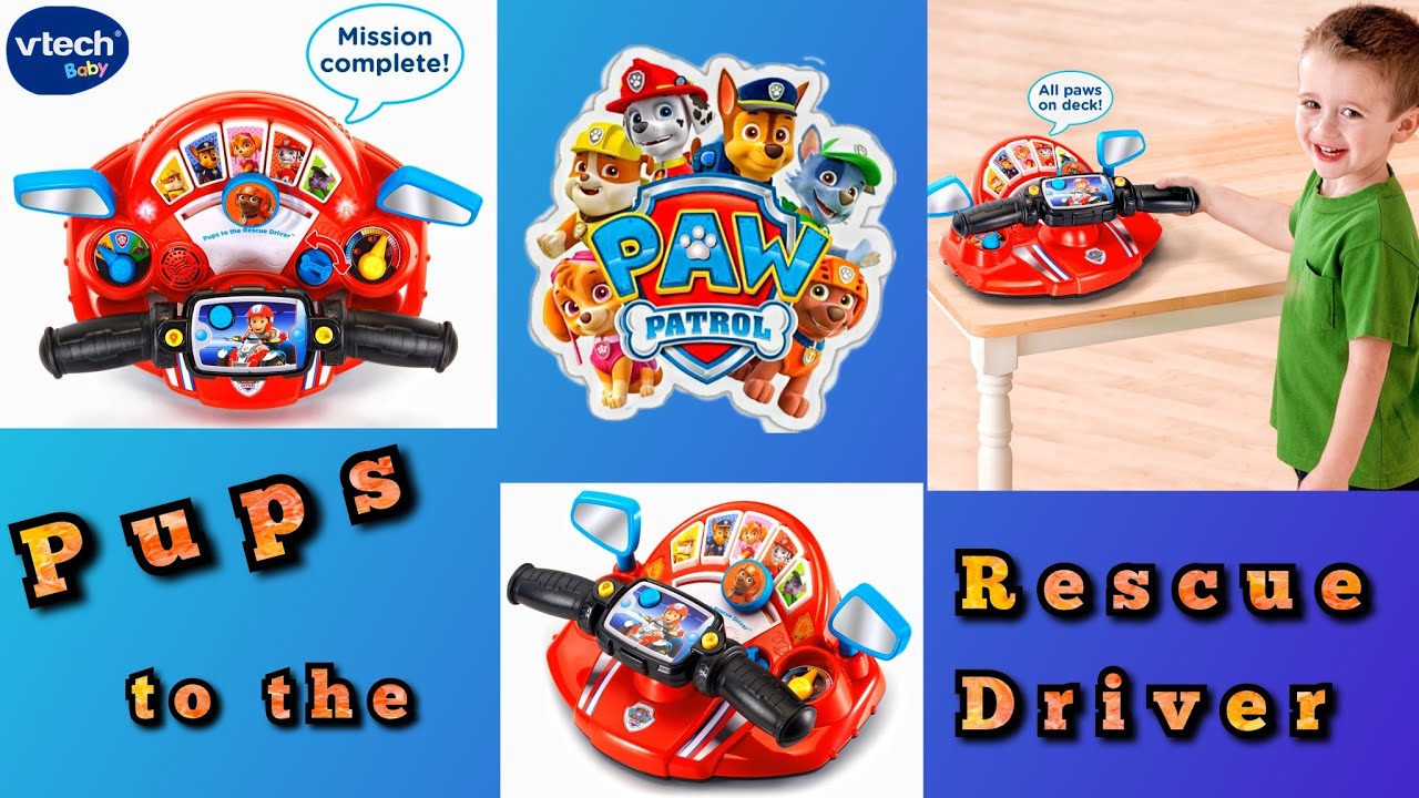 VTech PAW Patrol Pups to The Rescue Driver, Red (Preloved toy) - YouTube