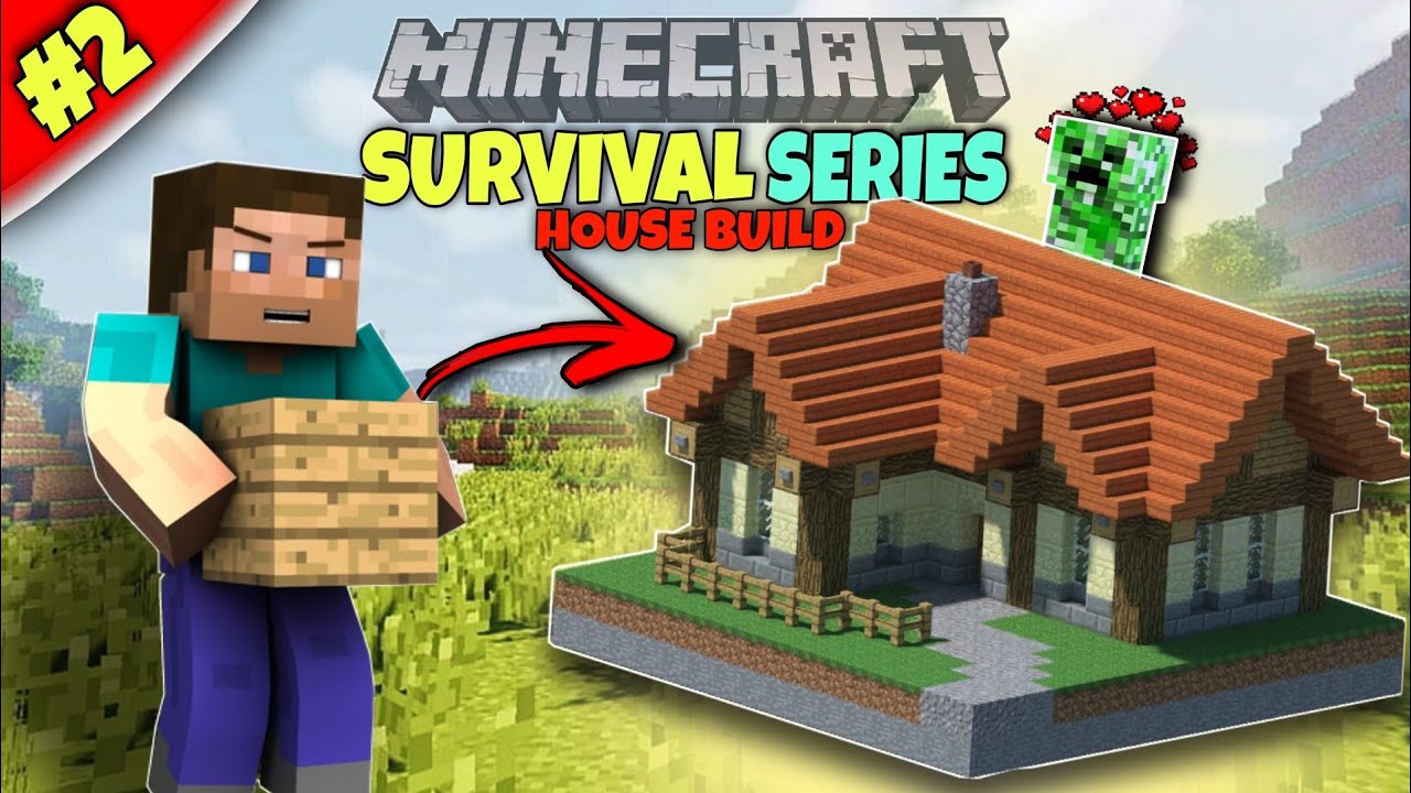 Minecraft PE 🔥 Survival Series Part 2 || Made OP Survival Base ...