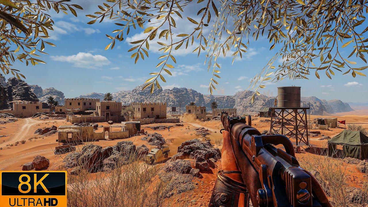 1918 , Middle East Invasion by Ottoman Empire｜Battlefield 1｜8K HDR ...