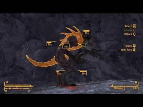 Fallout: New Vegas - Vs. Deathclaw Alpha Male, Very Hard mode Hardcore ...