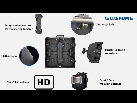 Gloshine indoor PL series led display introduction. - YouTube