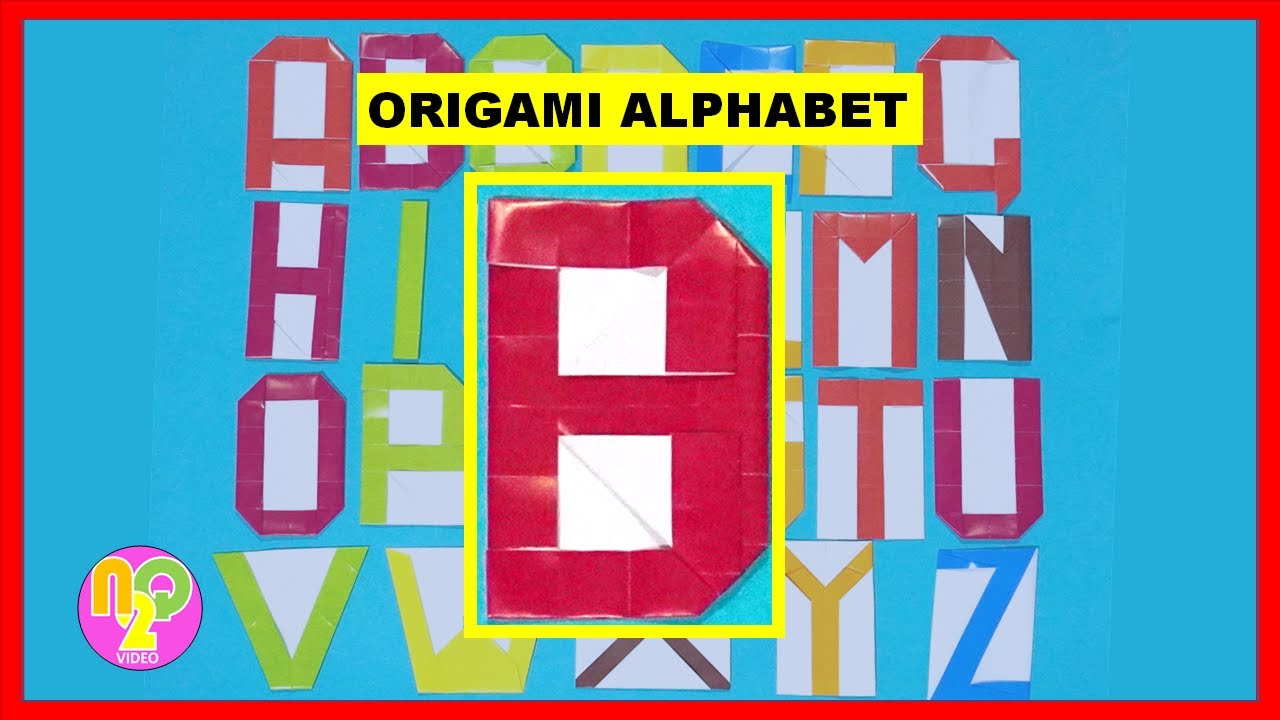 How to Make Origami Letter B | Cara Membuat Origami Huruf B | Paper ...