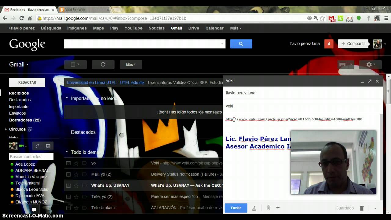 tutorial como compartir un voki - YouTube
