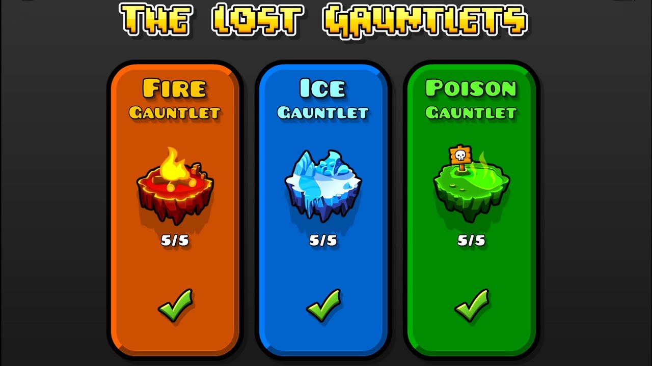 Fire, Ice and Poison Gauntlet | Geometry Dash #54 - YouTube