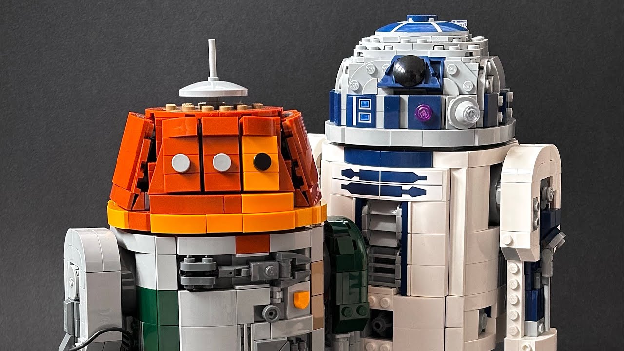 Modified 75379 R2-D2 & Chopper - YouTube